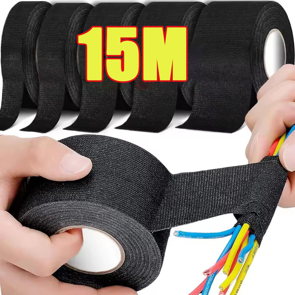 15M Electrical Insulating Tape / Heat Resistant Harness Tape / High ...