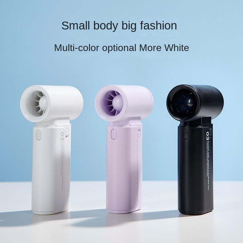 4000mAh Portable Mini Turbo Fan Handheld Fan Rechargeable Multi-Level ...
