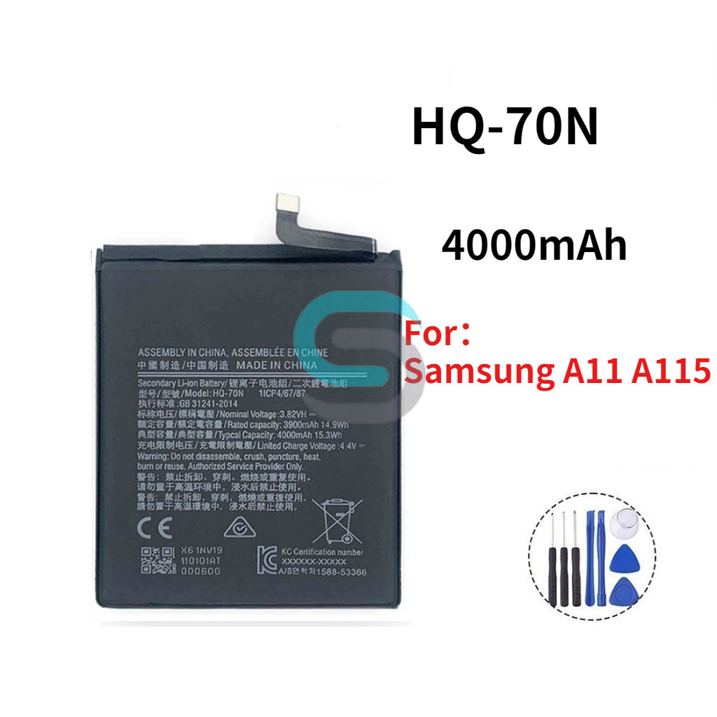 Battery HQ-70N For Samsung Galaxy A11 A115 SM-A115 BATTERY | Shopee ...