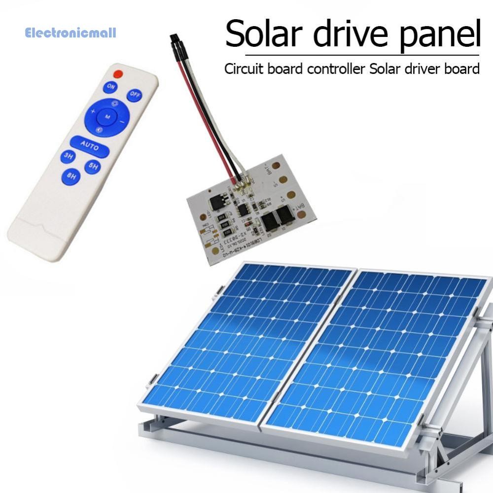 ~ 3.2V 3.7V Solar Ceiling Light Circuit Board Controller with Remote ...