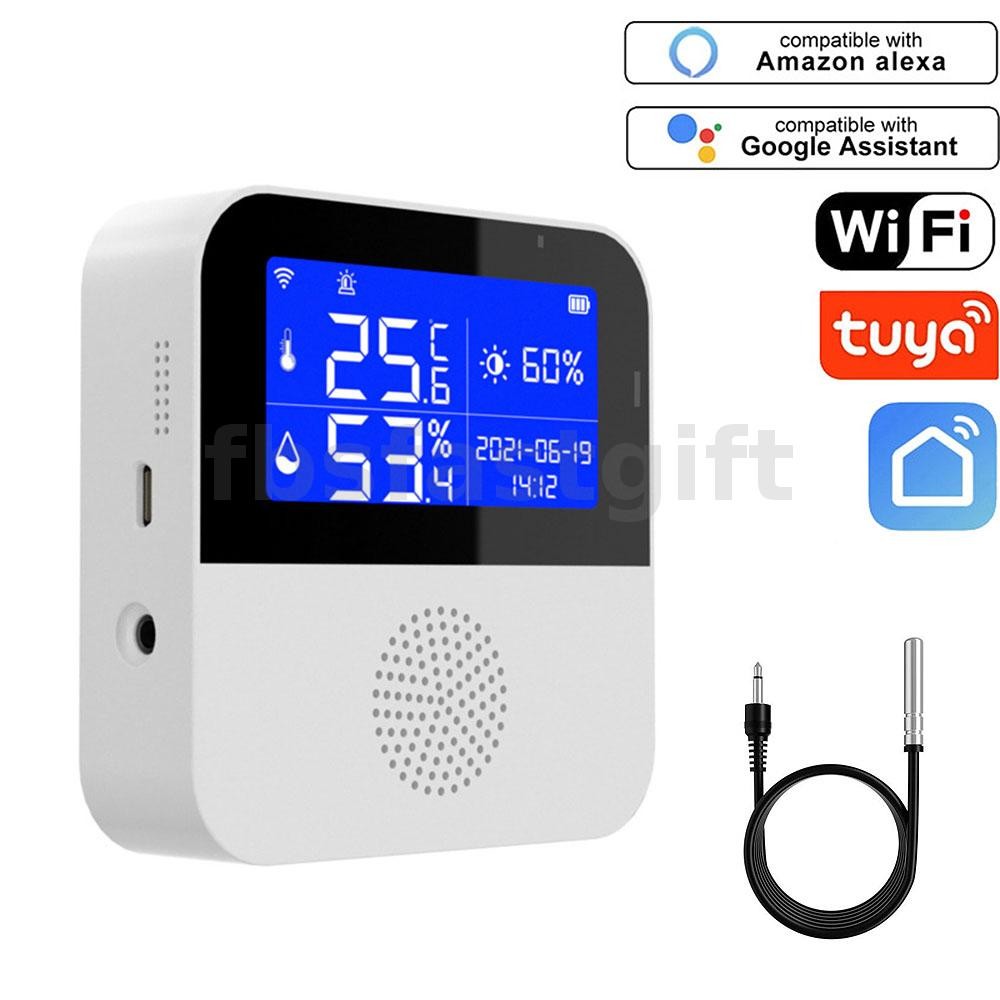 Tuya WiFi Smart Temperature Humidity Sensor Indoor Thermometer ...