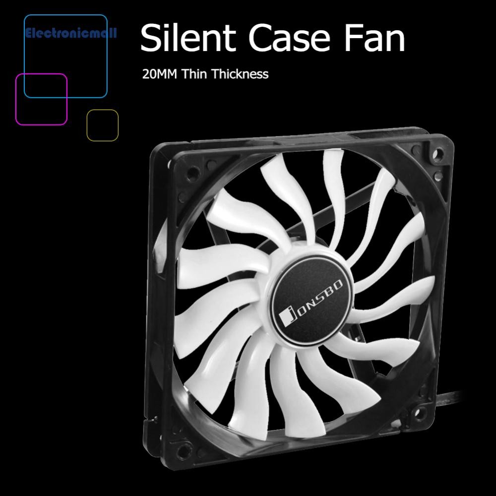 JONSBO 12020 Silent PC Case Chassis Fan CPU Cooler Cooling Fan 120mm ...