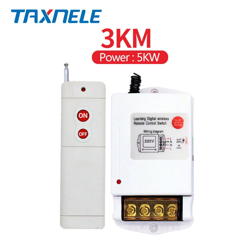 220V 380V Water Pump Wireless Industrial Remote Control Switch ...