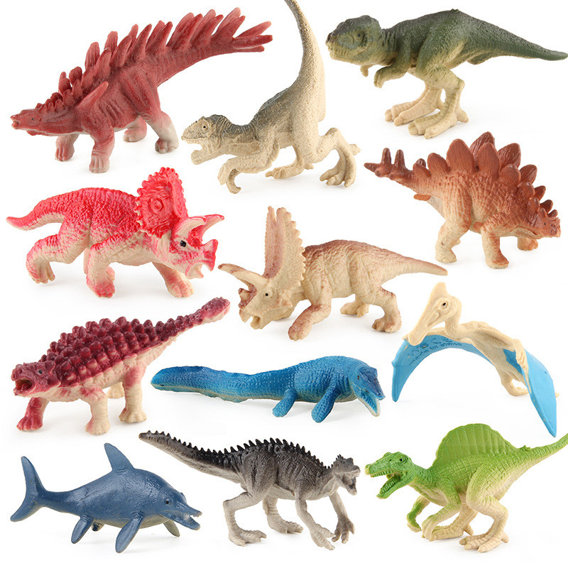 Simulation Small Size Dinosaur Model4Static Mini Dragon Stegosaurus ...