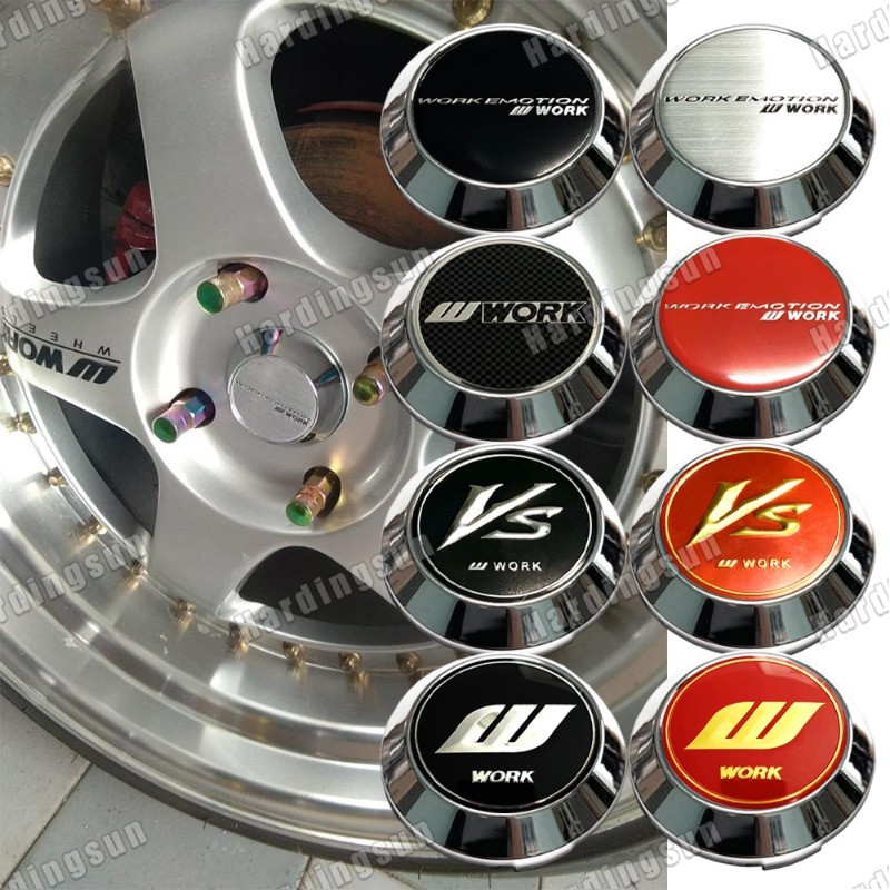 1pc 60/64/65/68mm/69mm VS work center caps work Emotion Racing Hub ...