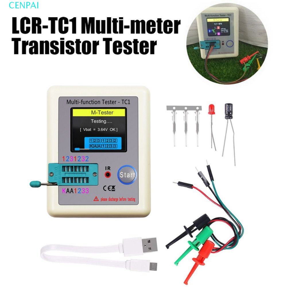 CENPAI Multi-meter Transistor Tester MOSFET NPN PNP Triac MOS LCR-TC1 1 ...