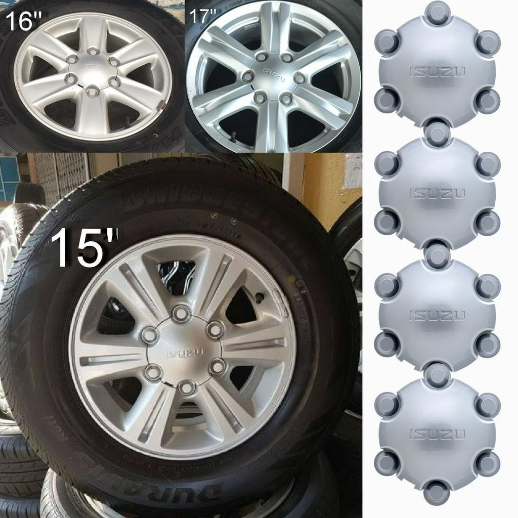 Isuzu MUX and Dmax 2012-2017 mac 6 spokes Isuzu MUEK hub cap vcoss ...