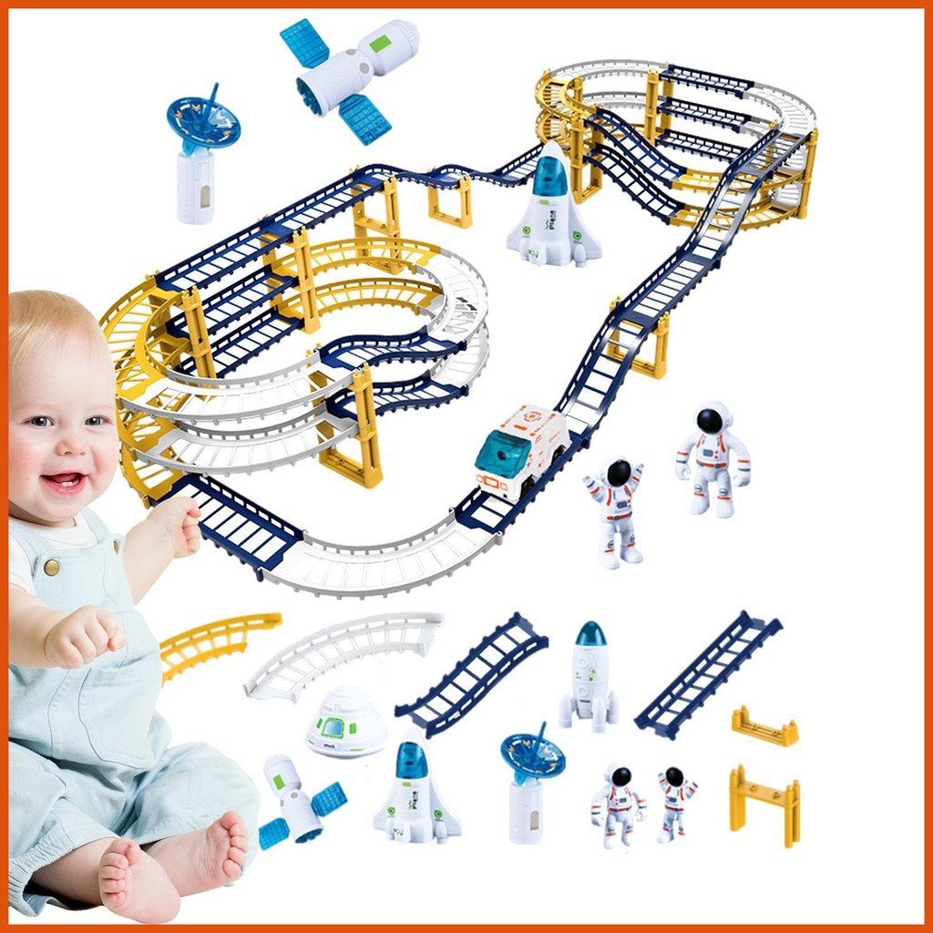 Car Track Toy Car Toys Electric Rail Car Space Universe Toddler Toys ...