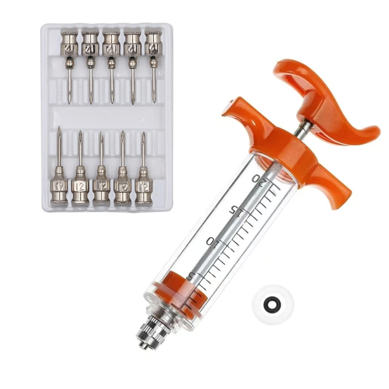 5-100ml Pig injector Fiberglass injector Injector for pig piglets cow ...