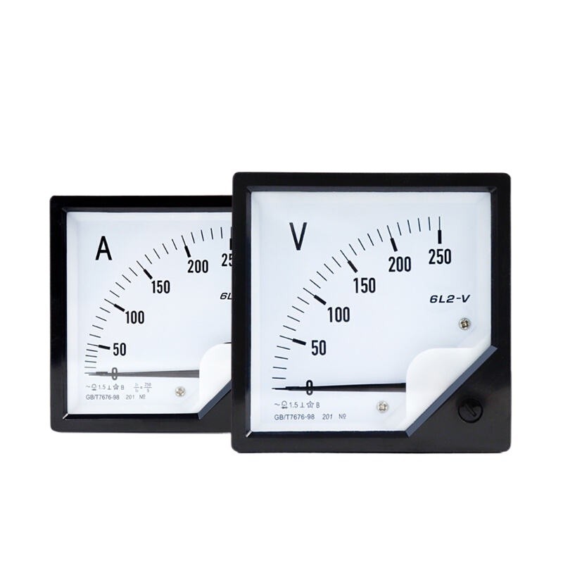 氺6L2 type pointer AC ammeter frequency meter 50HZ straight-through 30A ...