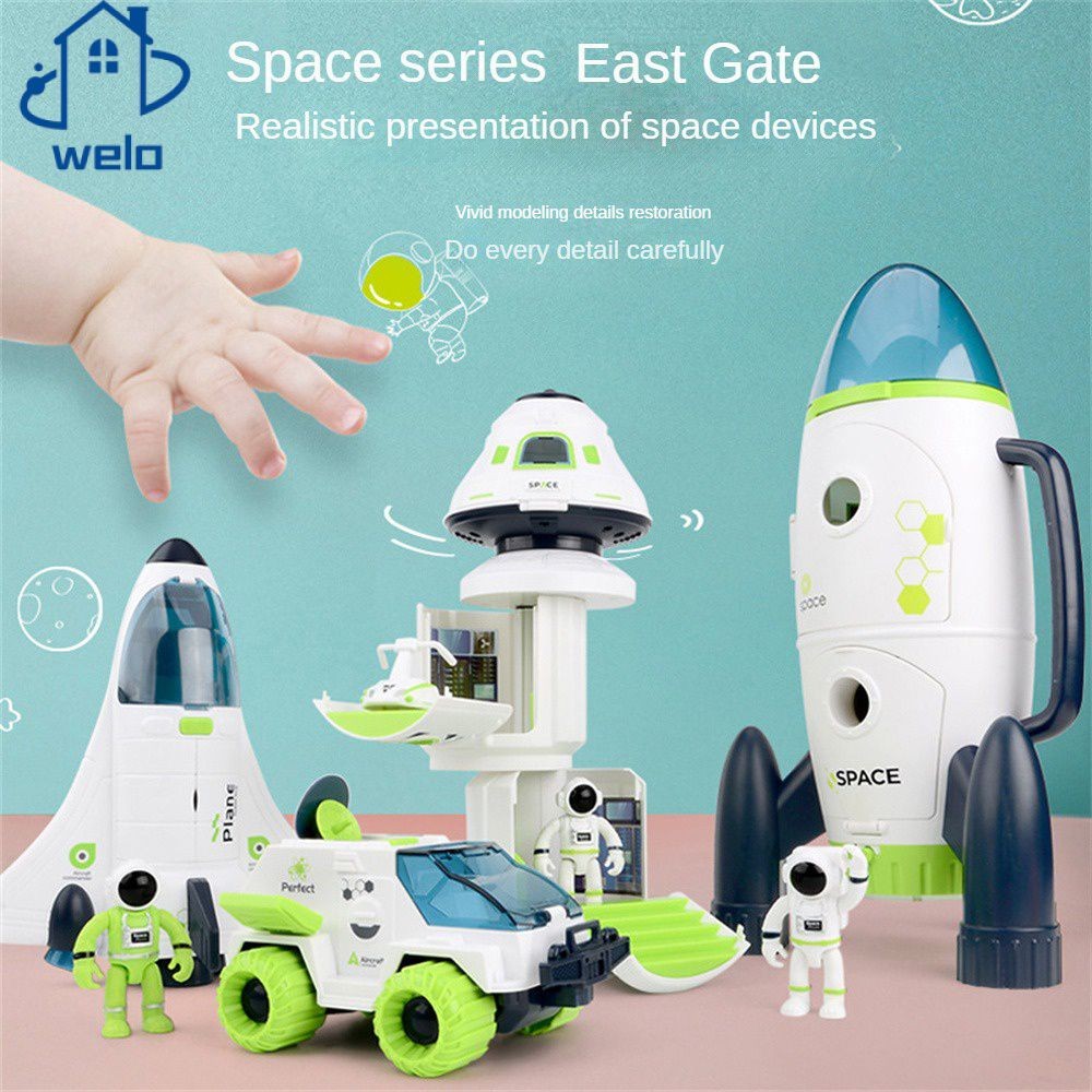 WELO Child Social Contact Simulation Spaceship Toy Hand-eye ...