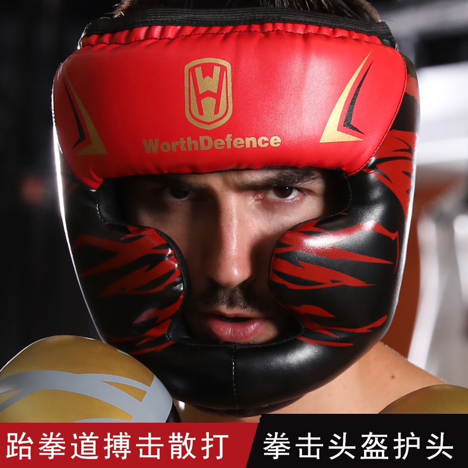 Fighting Training Protective Gear Boxing Headgear Adult Children Face ...