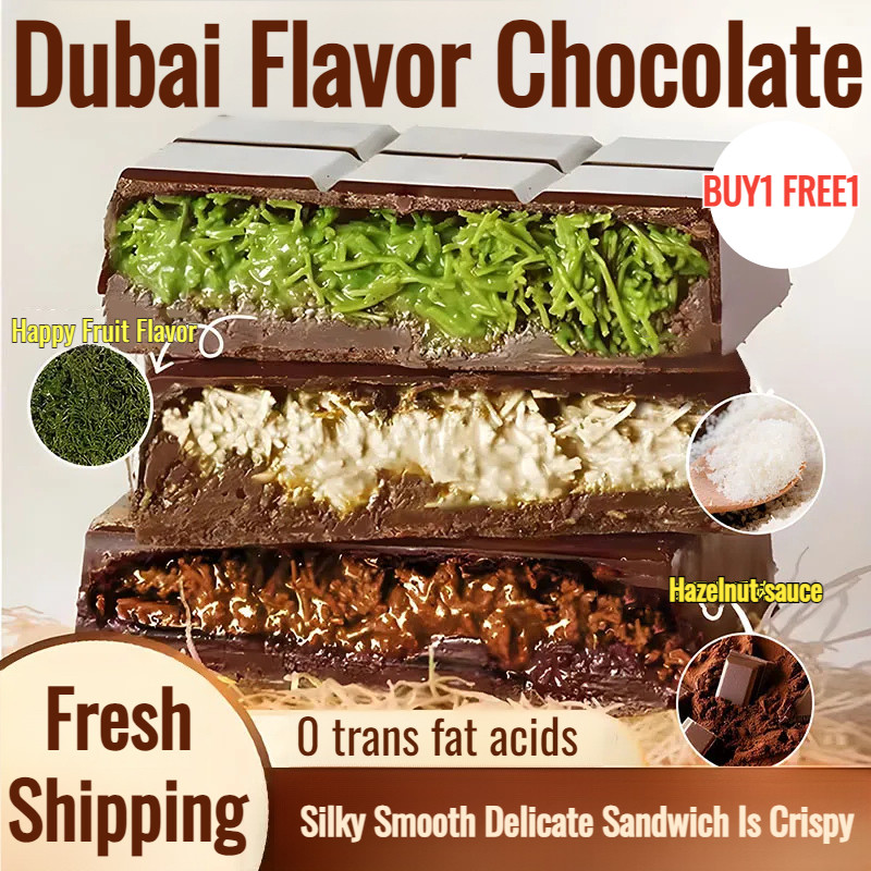 【0 trans fat】Dubai chocolate sandwich/Internet celebrity chocolate/No ...