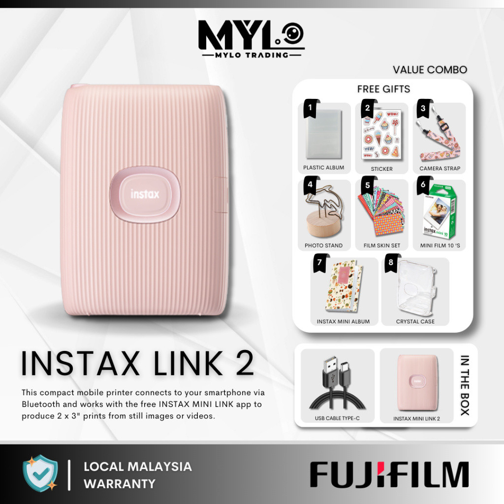 Fujifilm Instax Mini Link3 Link 3 Link 2 & Mini Link2 Smartphone ...