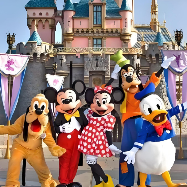 Disney Mickey Mouse Donald Duck cos Cartoon Doll Costume Adult Walking ...