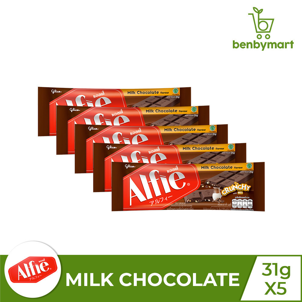 Alfie Milk Chocolate 31g 5s | Shopee Philippines