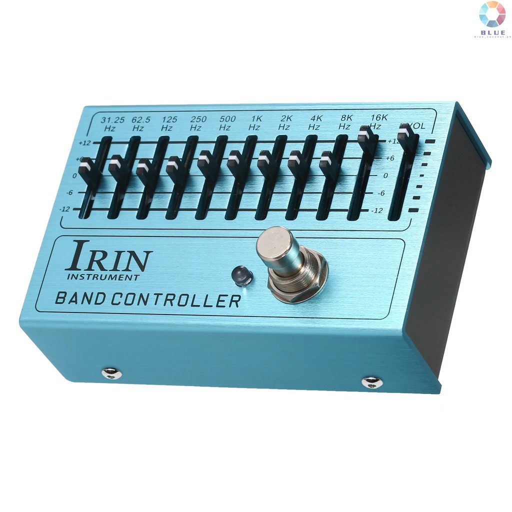 IRIN With Bypass Bass Aluminum Alloy Equalizer With Bypass Pedal ...