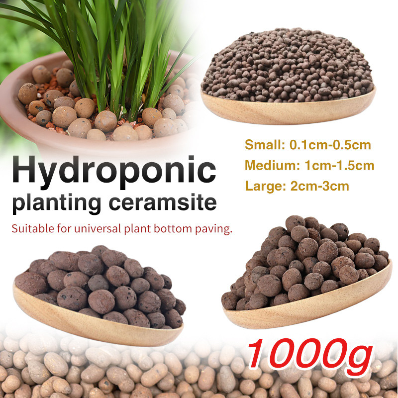 1000g Hydroton hydroponic expanded clay leca balls pebbles | Shopee ...
