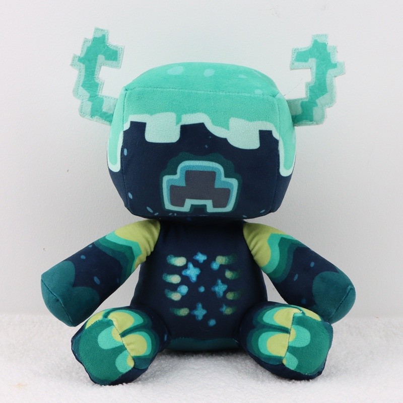 25cm Minecraft Toys Warden Plush Doll Soft Stuffed My World Peripheral ...