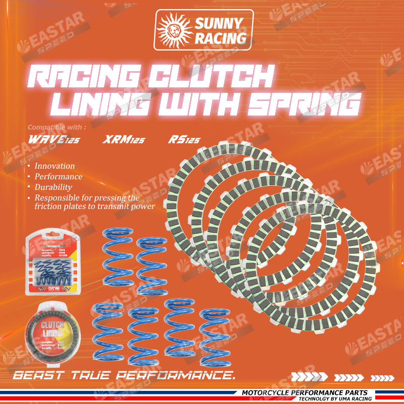 Racing Clutch Lining with Spring Assy for Wave 125 /Xrm 125 /Rs 125 ...
