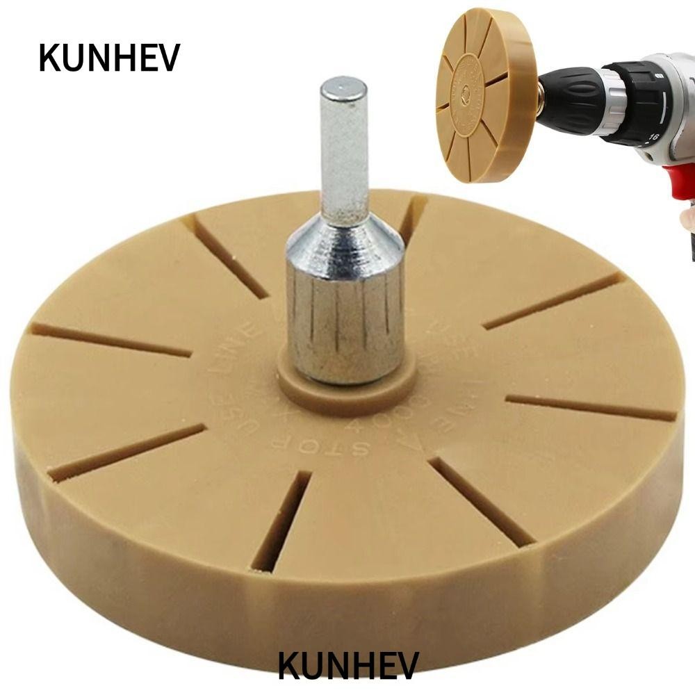 KUNHEV Rubber Wheel Pad, 3.5 Inch Pneumatic Car Sticker Film Glue ...