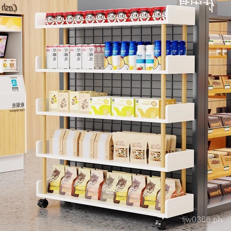 Storage Rack Snack Mobile Cashier Counter Small Food Display Rack ...