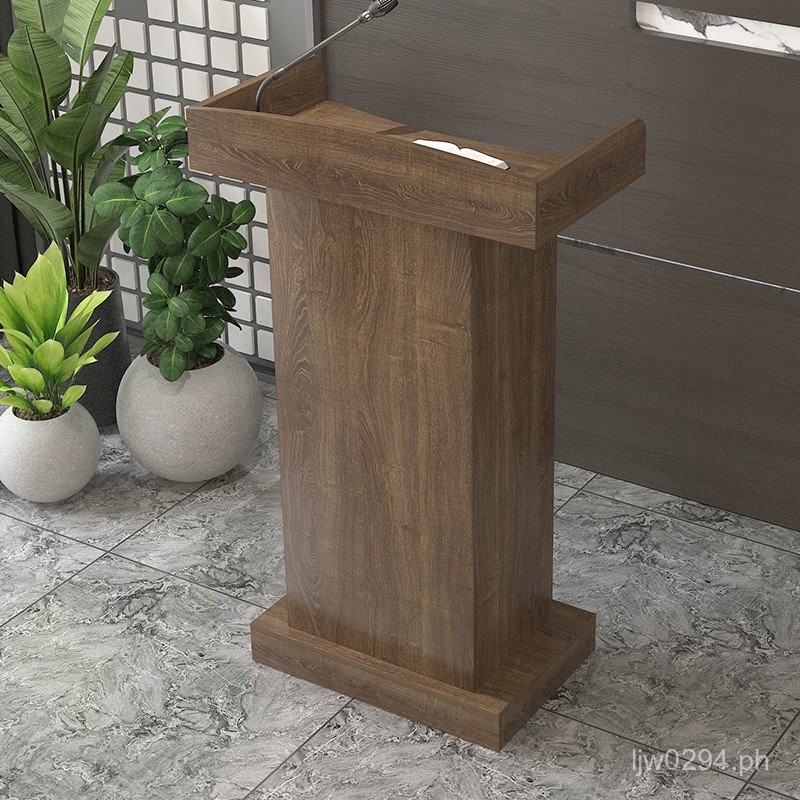 Modern Minimalist Lectern Emcee Speech Platform Speech Desk Reception ...