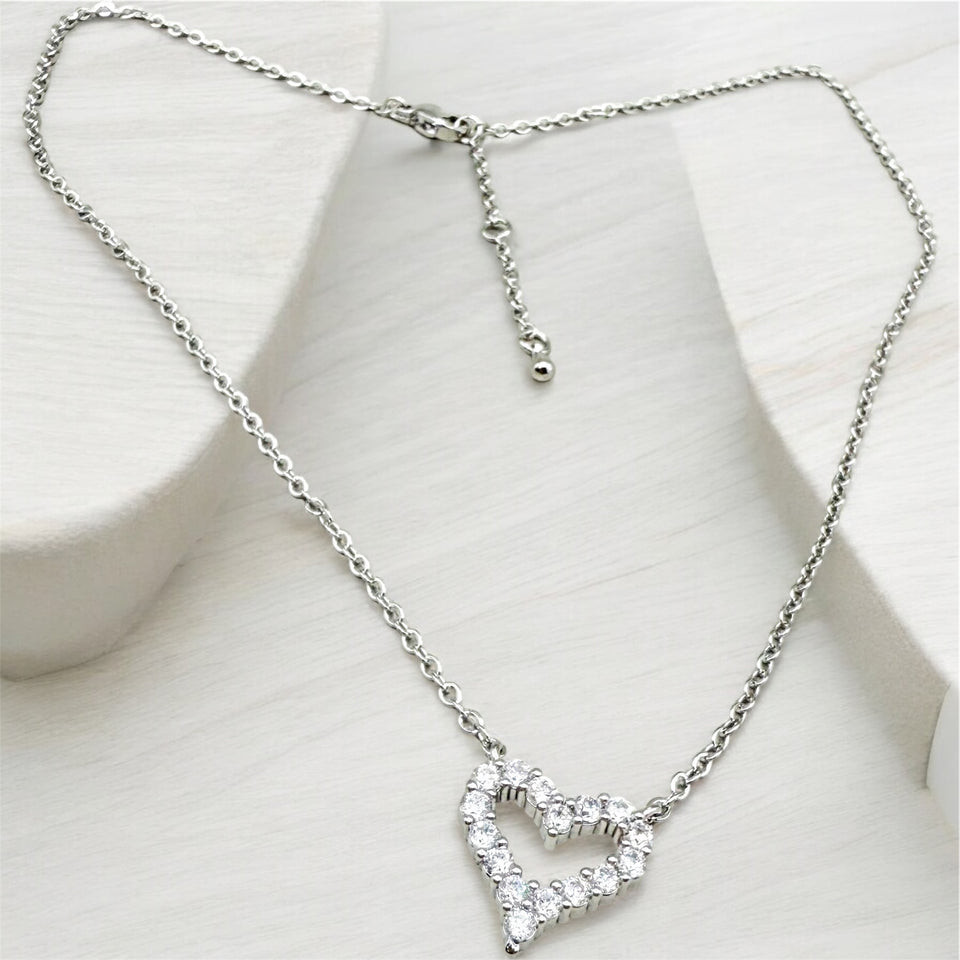 JACATEL Cora Heart Cutout Pendant Necklace | Shopee Philippines