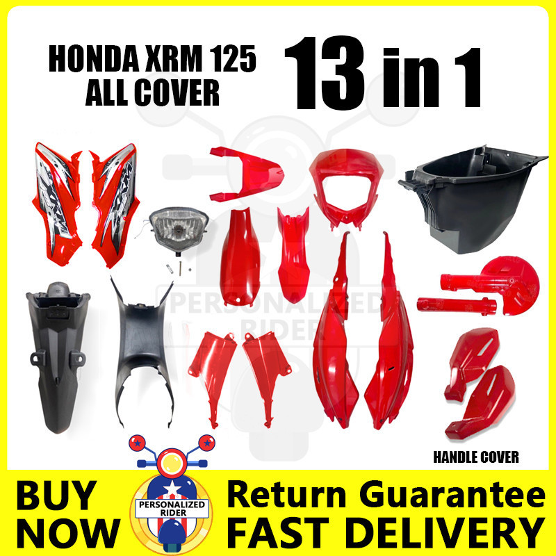 MOTORCYCLE ACCESSORIES FOR HONDA XRM 125 FULL BODY FAIRING KIT 3 COLORS ...