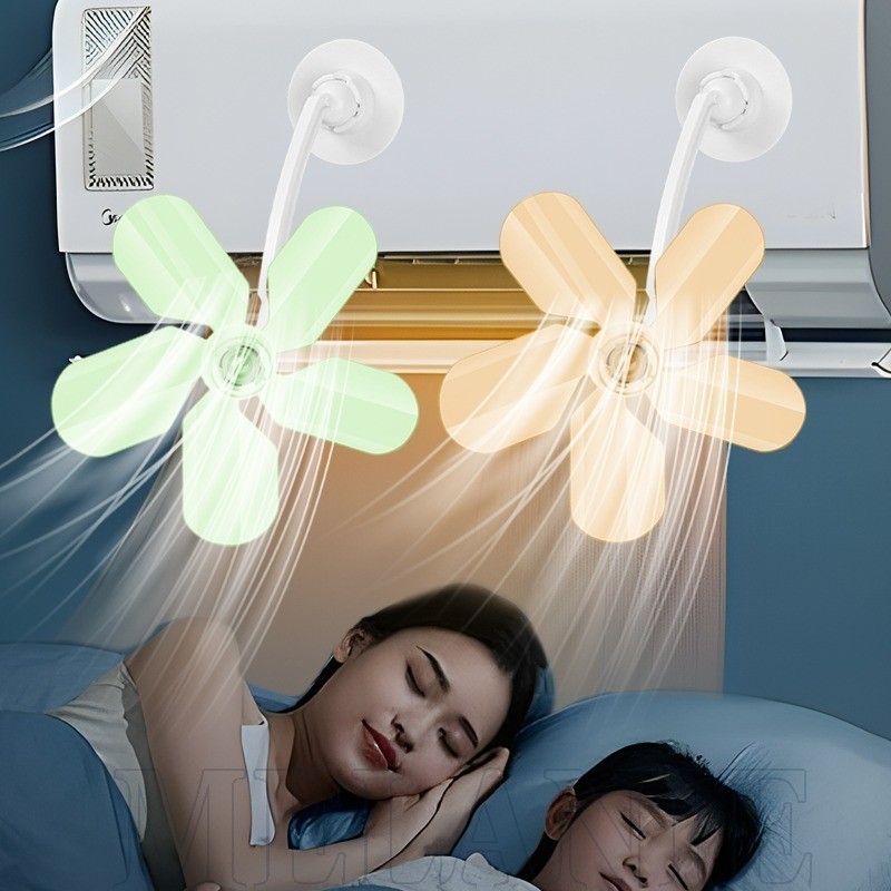 3Pcs Wall Mounted Conditioning Guide Fan - Wind Diverter Deflector Fan ...