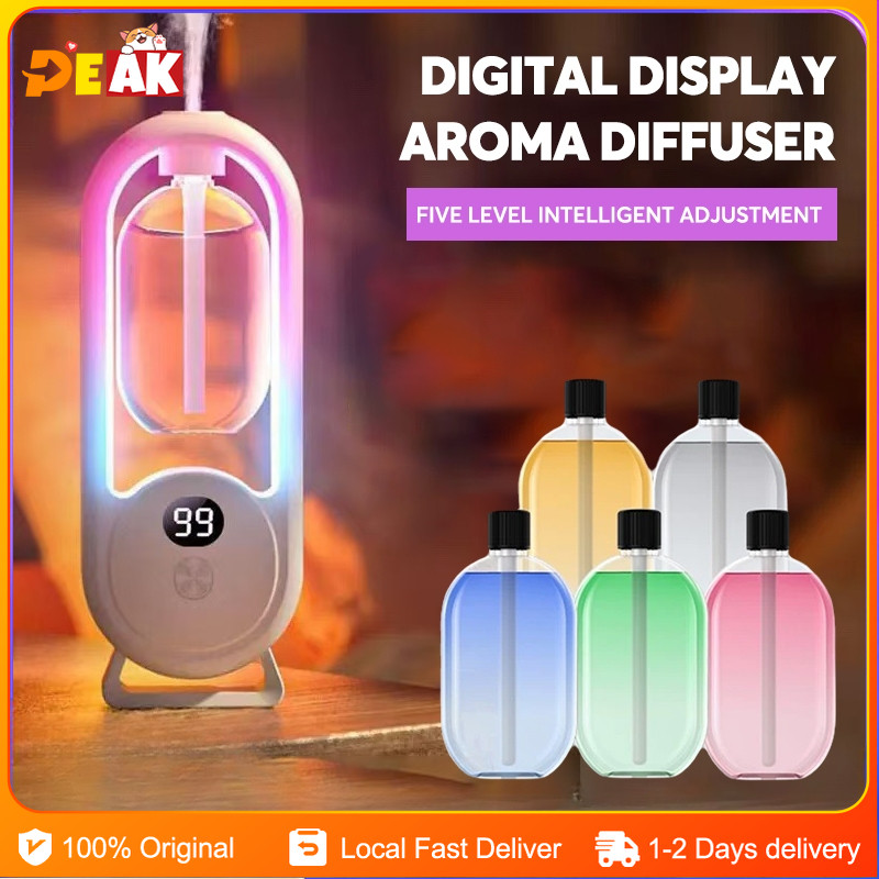 Fragrance Machine Automatic Aroma Diffuser Digital Display Rechargeable ...