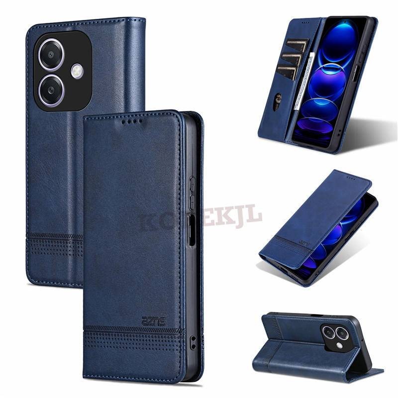 folio case For OPPO A3X A3 X OPPOA3 OPPOA3X Luxury PU Leather Flip ...