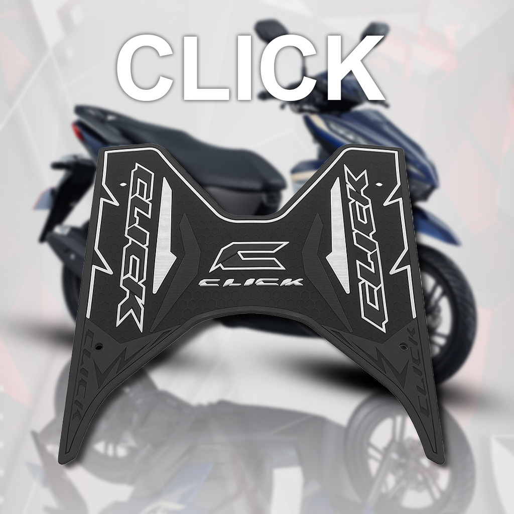 Pure Rubber Footboard Matting For Honda Click V1 V2 V3 V4 125i 150 ...