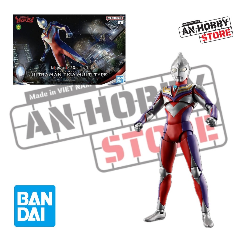 Bandai ASSEMBLY MODEL FRS Figure-rise Standard ULTRAMAN TIGA MULTI TYPE ...