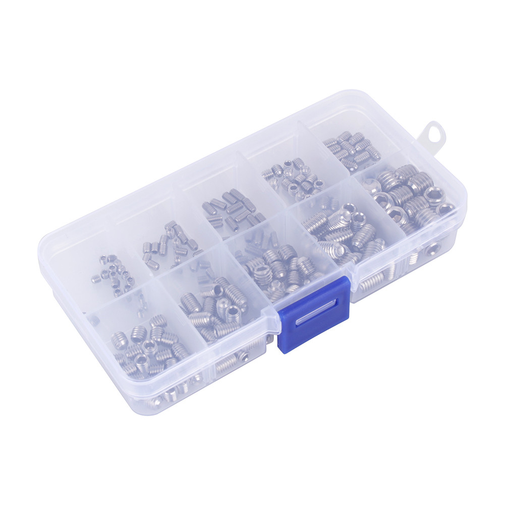 Ooidshop 200pcs Stainless Steel Hex Socket Set Screw Grub Screws ...