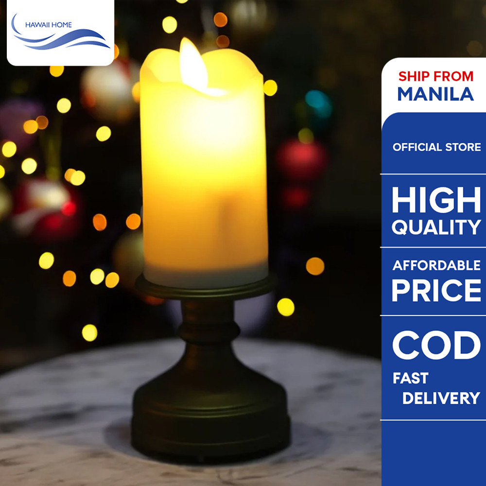 Hawaii Home Vintage Style Flickering Candle Flameless Swing LED Light ...