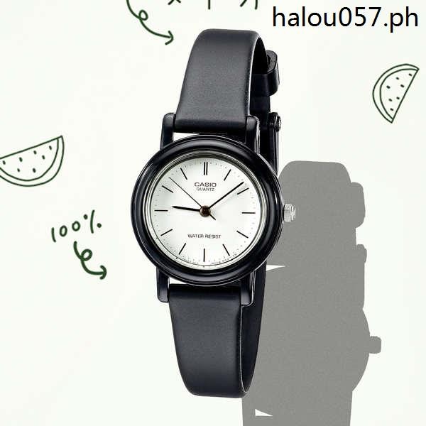 Casio CASIO Watch Small Black Watch Fashion Student Quartz Simple ...