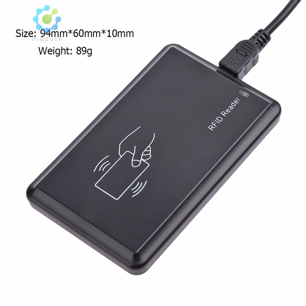 RFID Desktop USB Reader 125khz Proximity Sensor EM ID Smart Card Reader ...