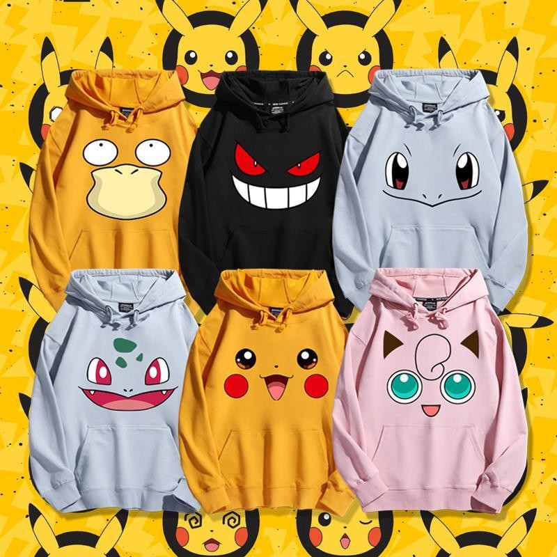 Pokémon Pokémon Pikachu Sweatshirt Men New Style Anime Merchandise ...