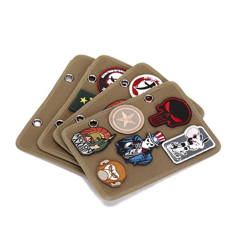 Velcro Badge Storage Board 4 Page Storage Board Military Fan Medal ...