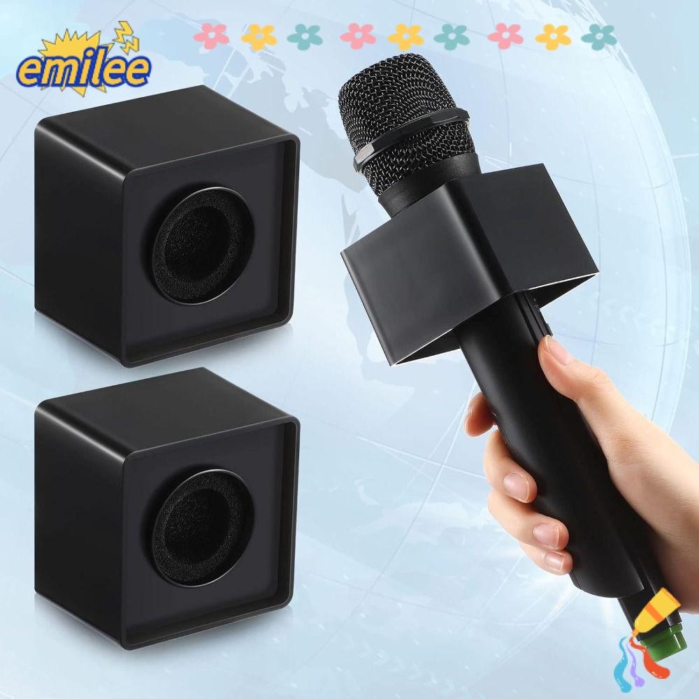 EMILEE Microphone Flag Station, Universal Customizable Microphone Logo ...