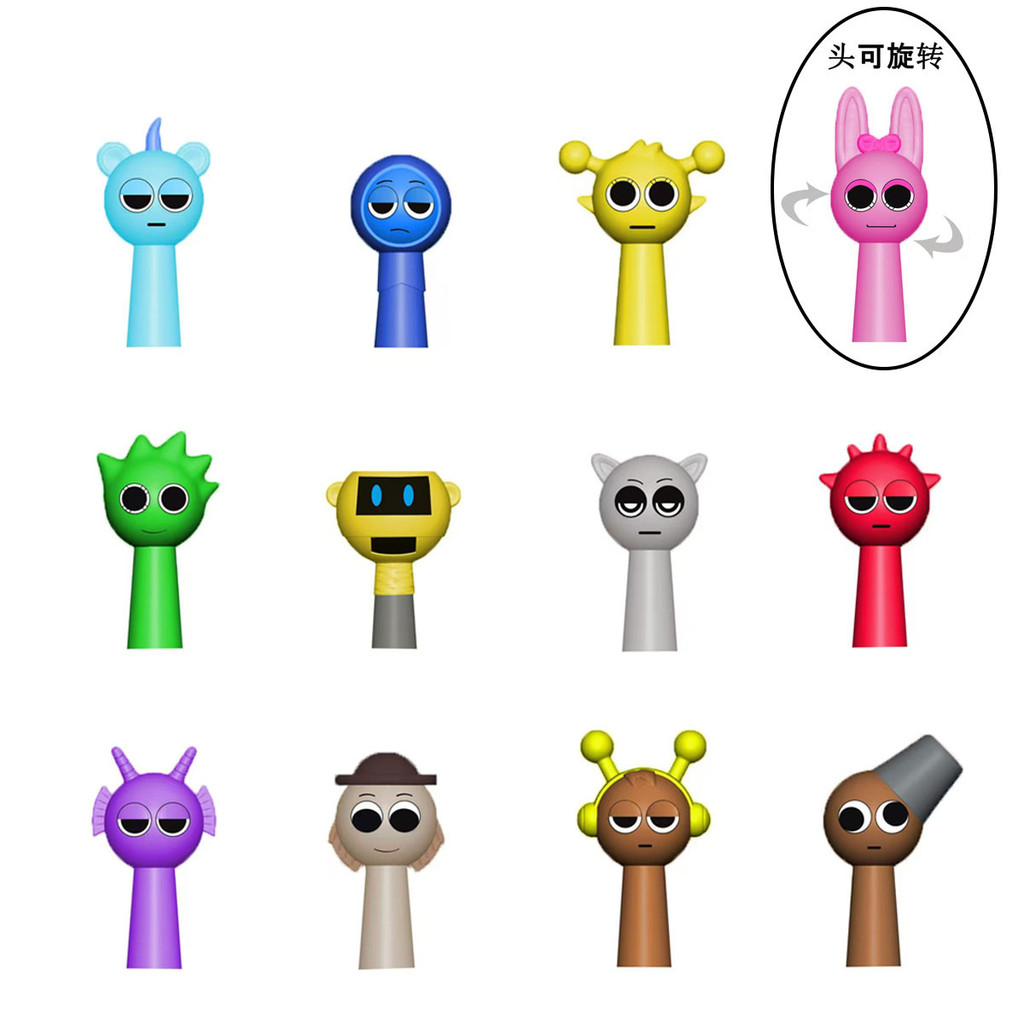 Sprunki Incredibox Sprunki Keychain Sprunki Handmade Figurine, Johnny ...