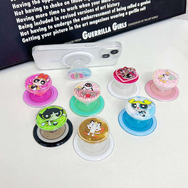 pop socket magsafe popsocket Round quicksand magnetic suction shell ...