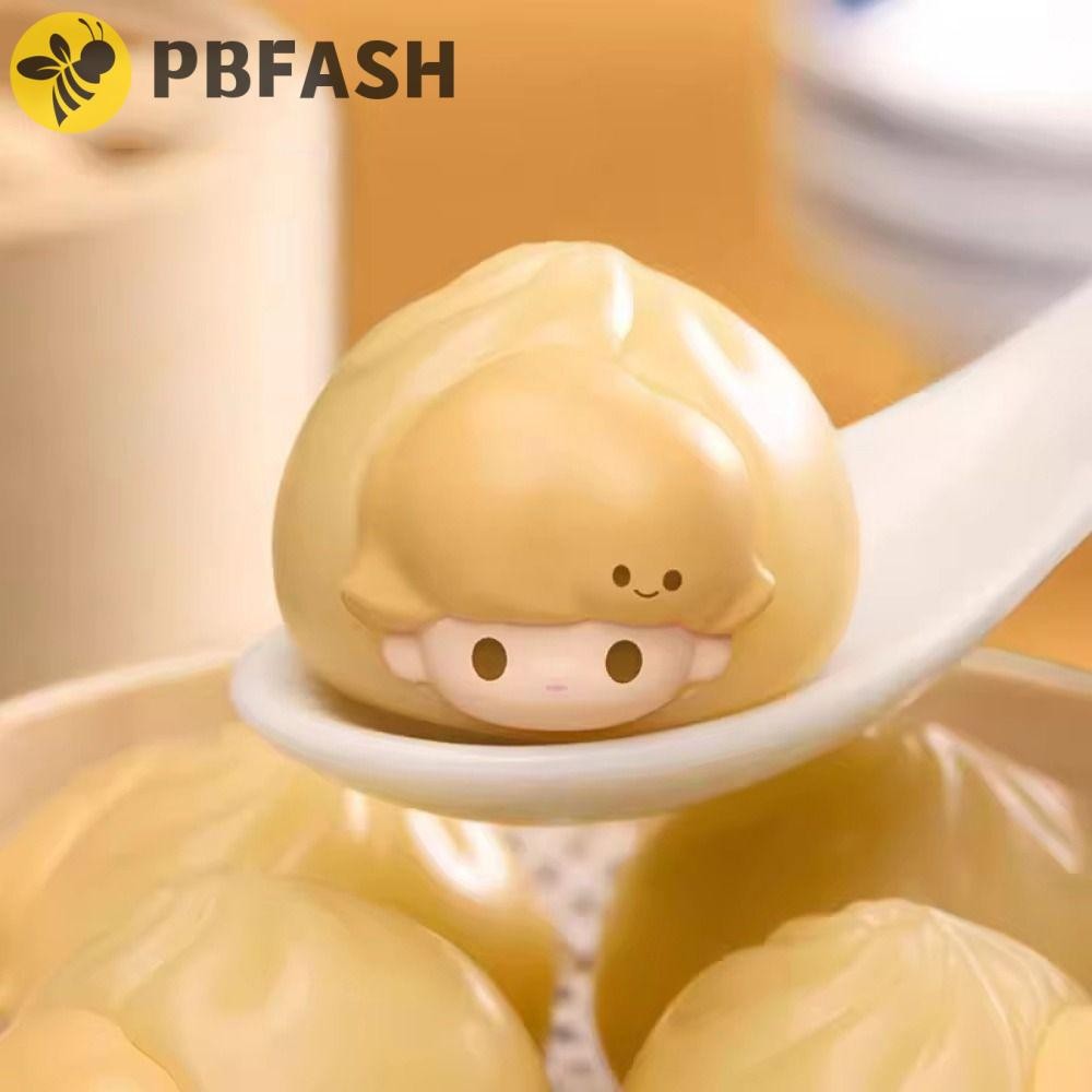PBFASH POPBean DIMOO Series, Steamed Bun Pop Bean Mini Dimoo Figure ...