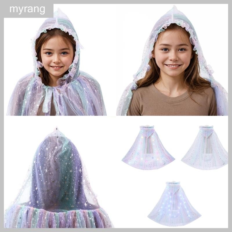 MG LED Hooded Cloak Light Up Cape Princess Costume Cape Party Supplies ...