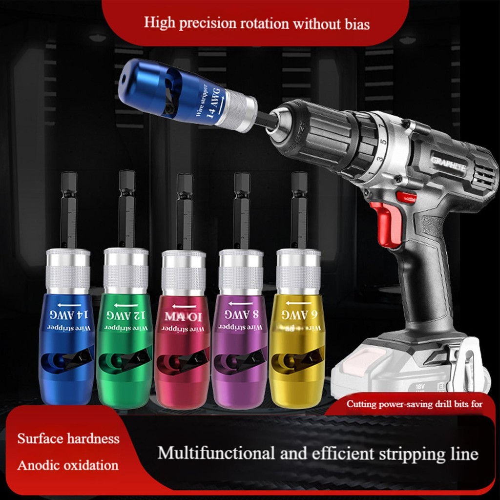 Wire Stripper For Drill Wire Stripper Drill Attachment Set Electrical ...