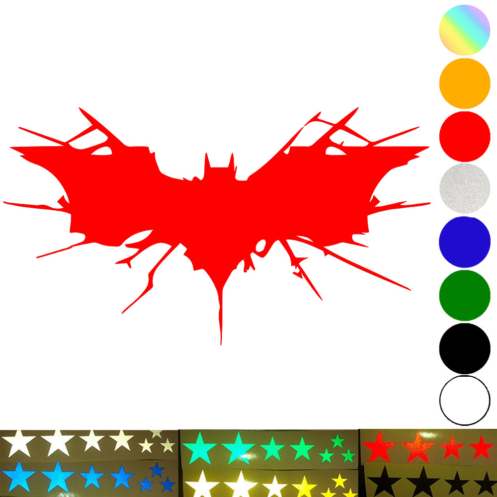 Radioactive Bat Totem Silhouette Eight Colors Laser Reflective Warning ...