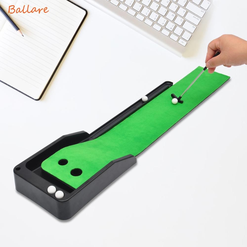 Putting Green Indoor Set Golf Putting Alignment Aid Pad with 2 Holes ...