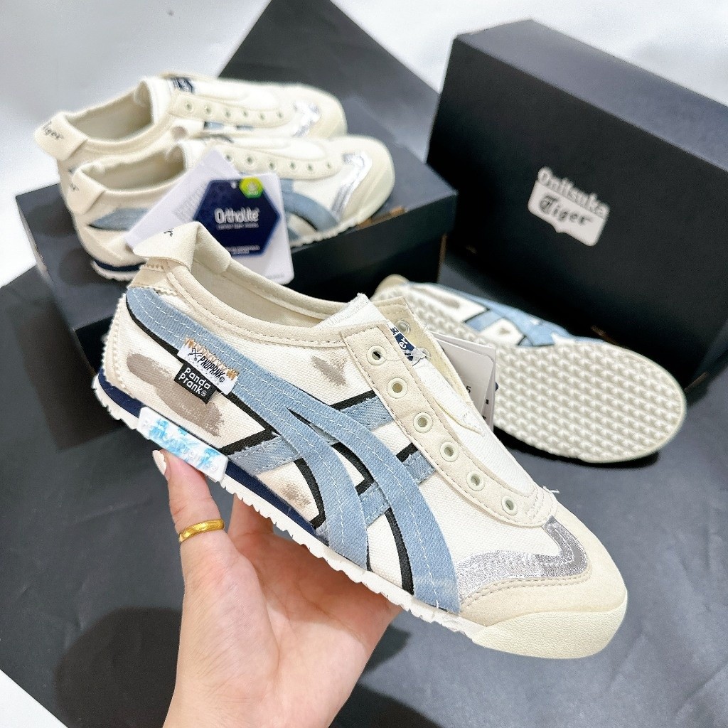 Onitsuka tiger mexico Sneakers 66 panda prank blue [unisex] Hot Trend ...