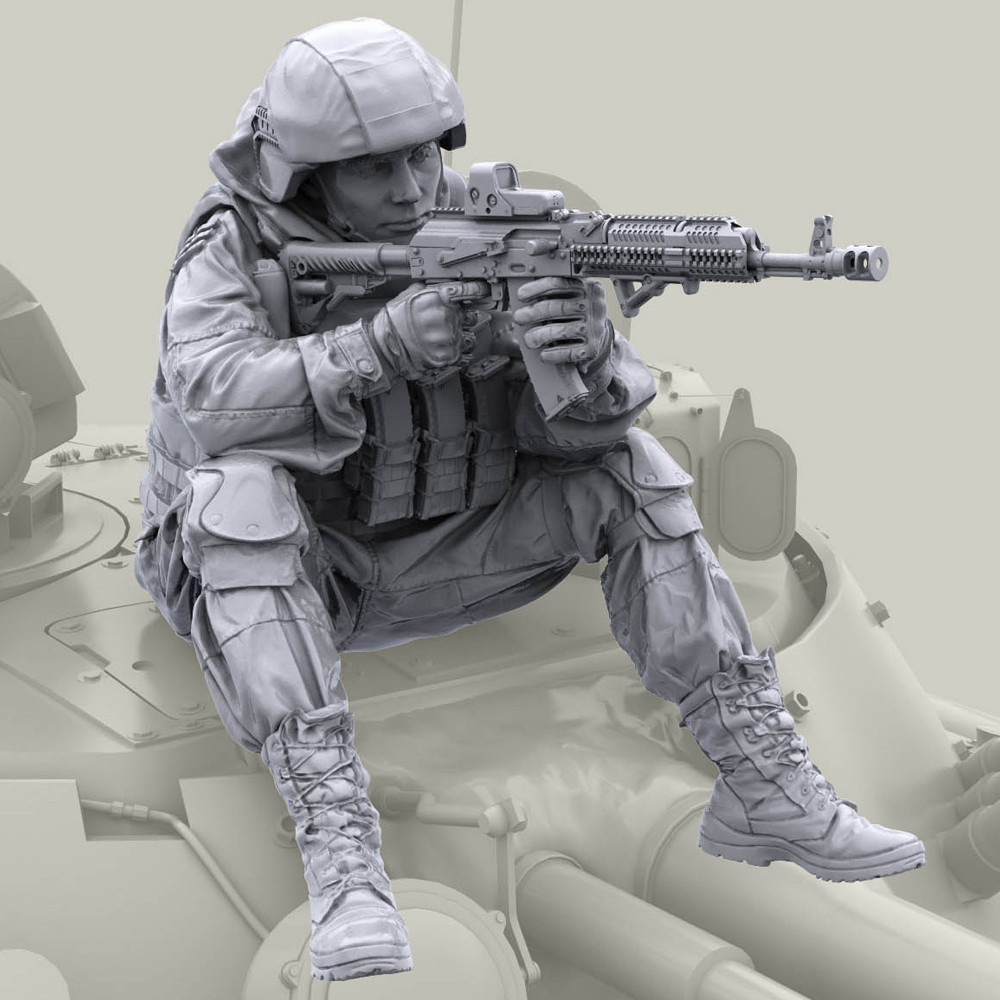 1/35 Modern Russian soldier, Resin Model soldier, Military themes ...